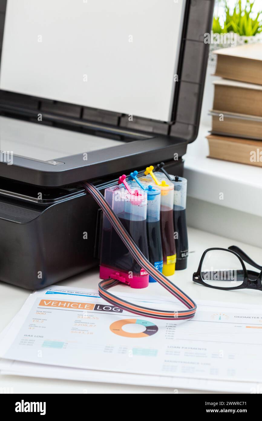 Printer, copier, scanner Stock Photo - Alamy