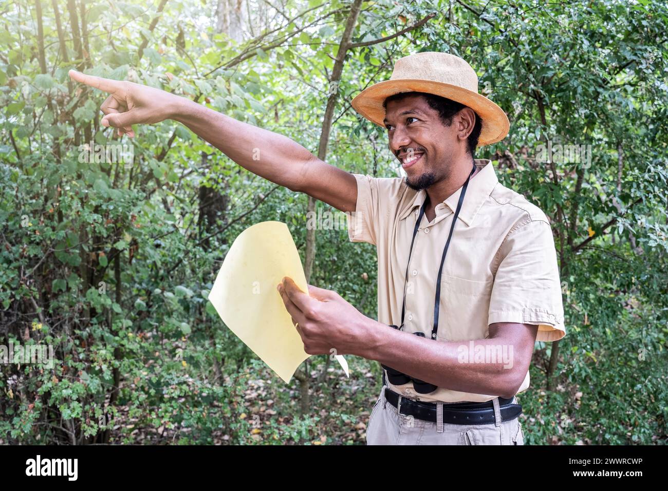 Safari trail map hi-res stock photography and images - Alamy