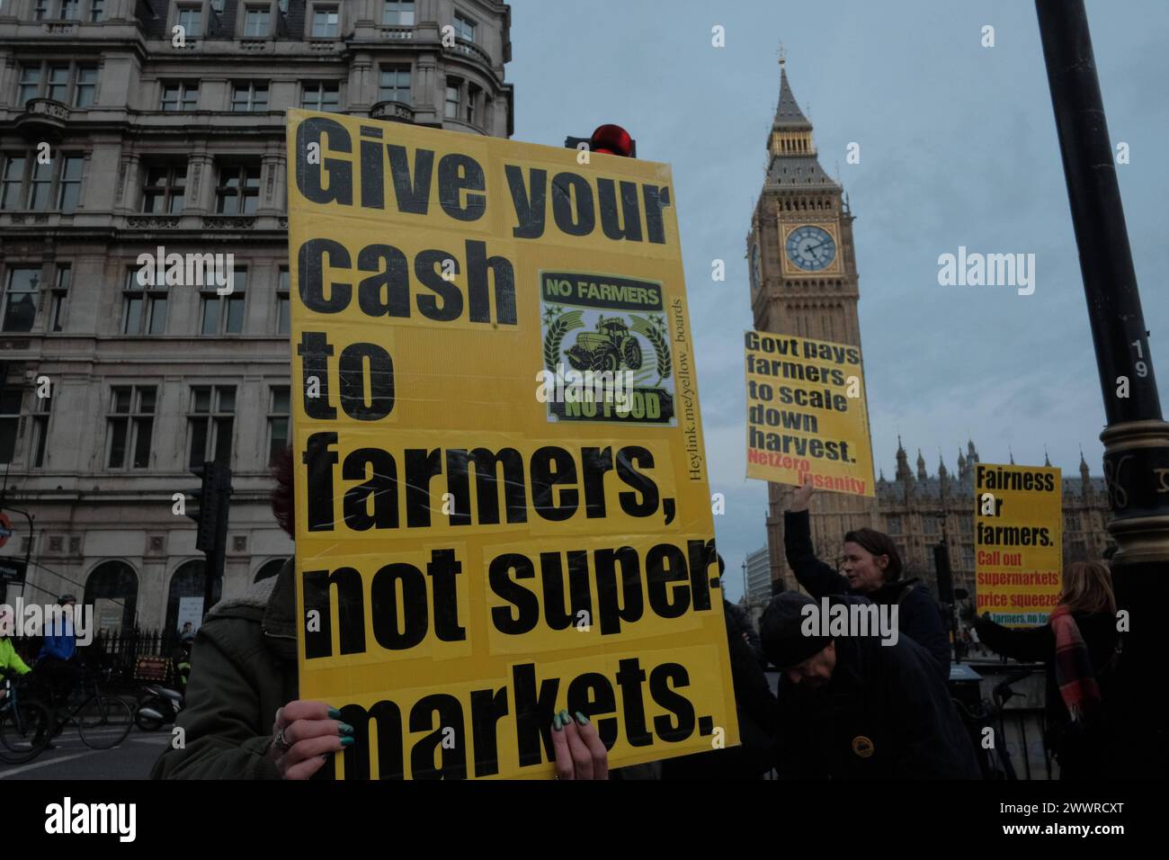 Farmers protest against supermarkets hi-res stock photography and ...