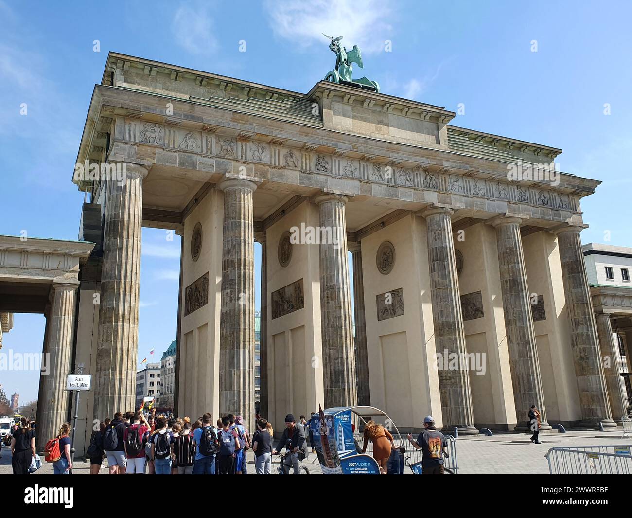 the Brandensburg Gate in Berlin, Germany Stock Photo - Alamy