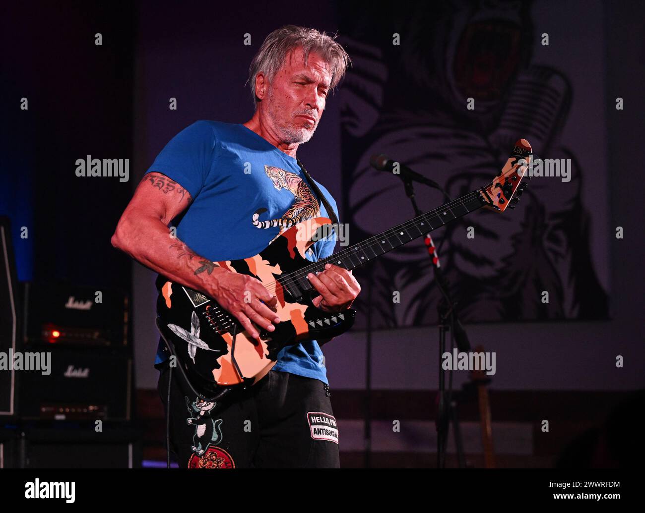 Boca Raton. 24th Mar, 2024. George Lynch performs at Crazy Uncle Mike's ...