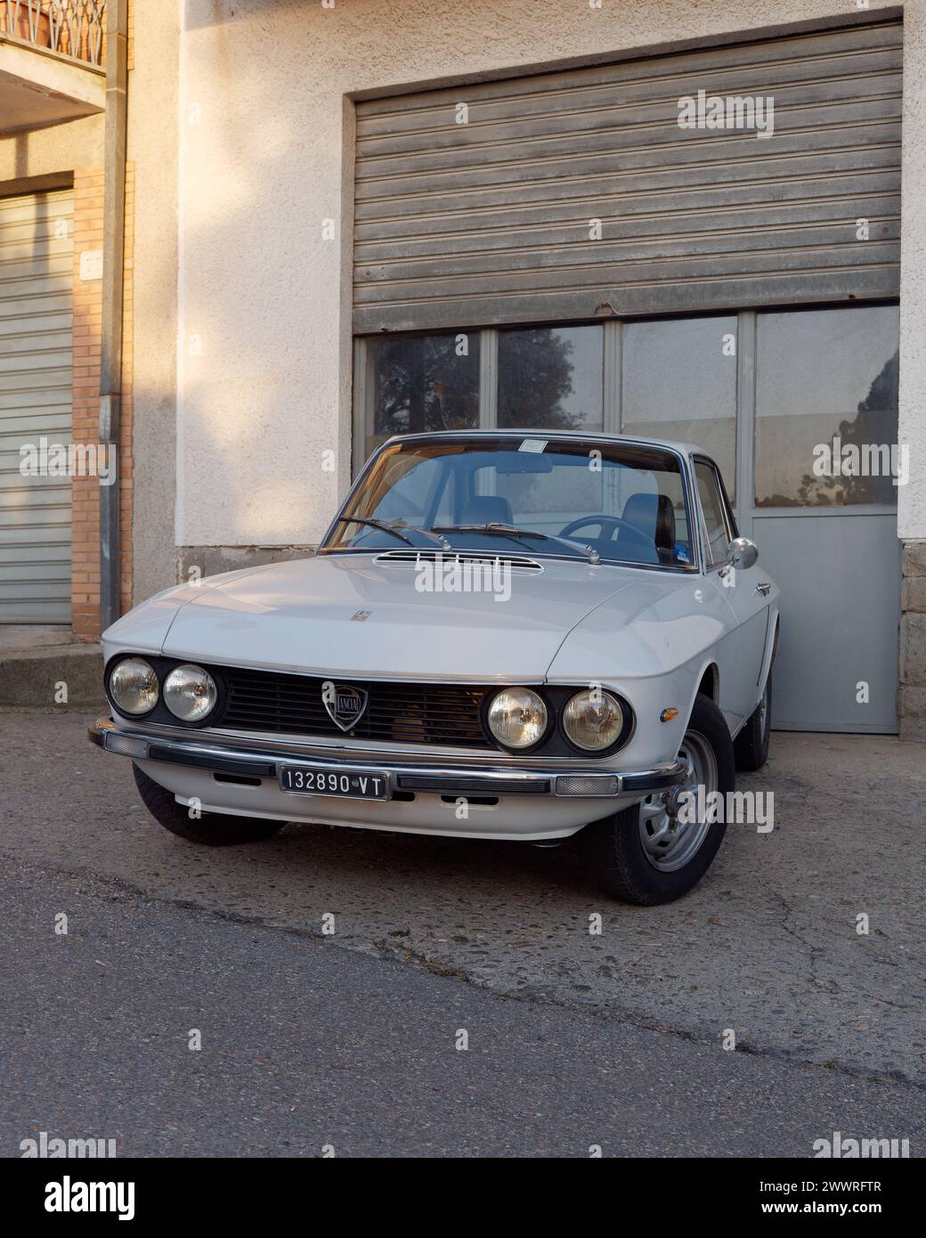 Elegant classic car on a driveway with garage in Montefiascone, Lazio ...
