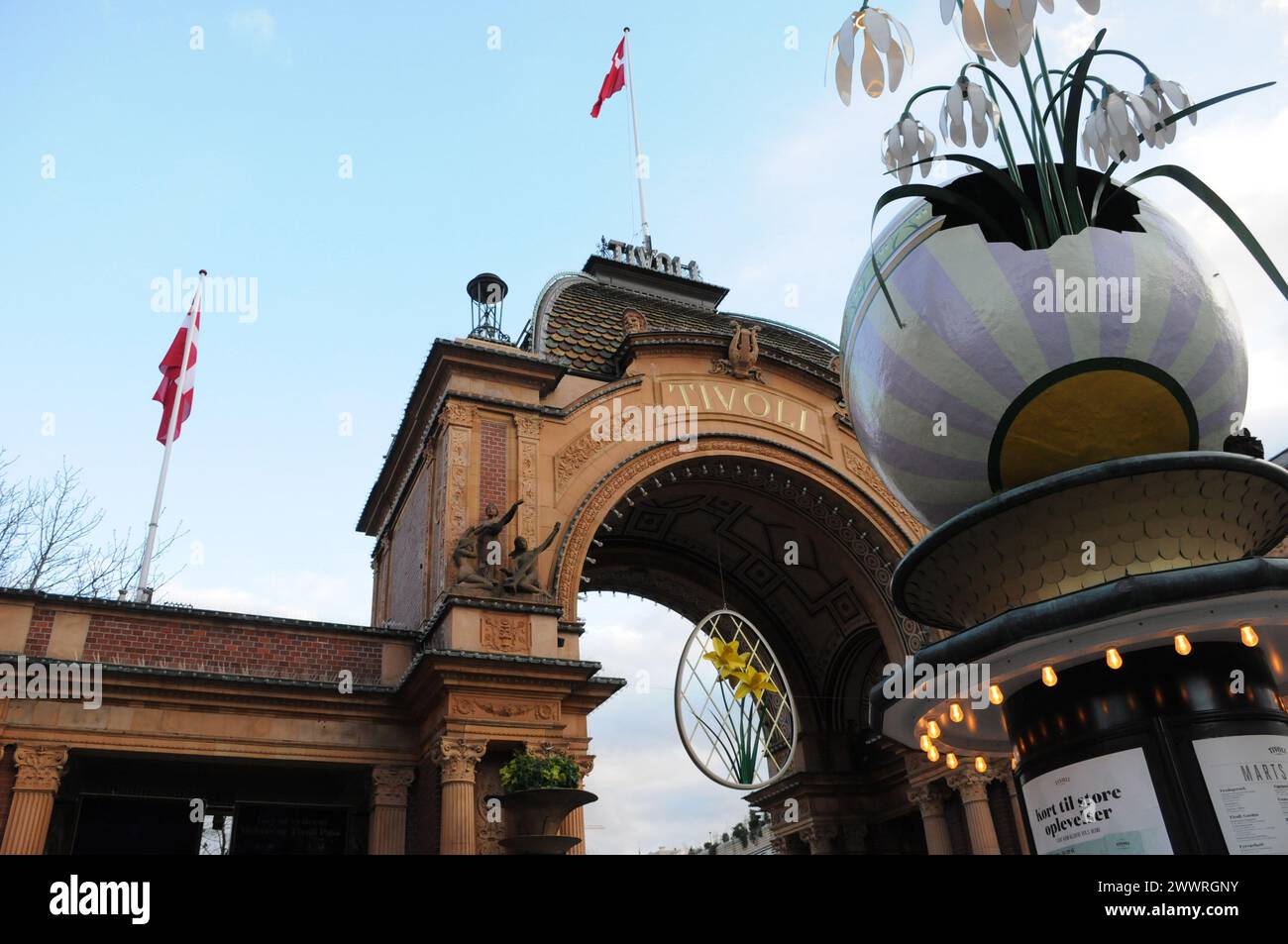 Copenhagen, Denmark /25 March 2024/Visitors enjoy sunday easter eason ...