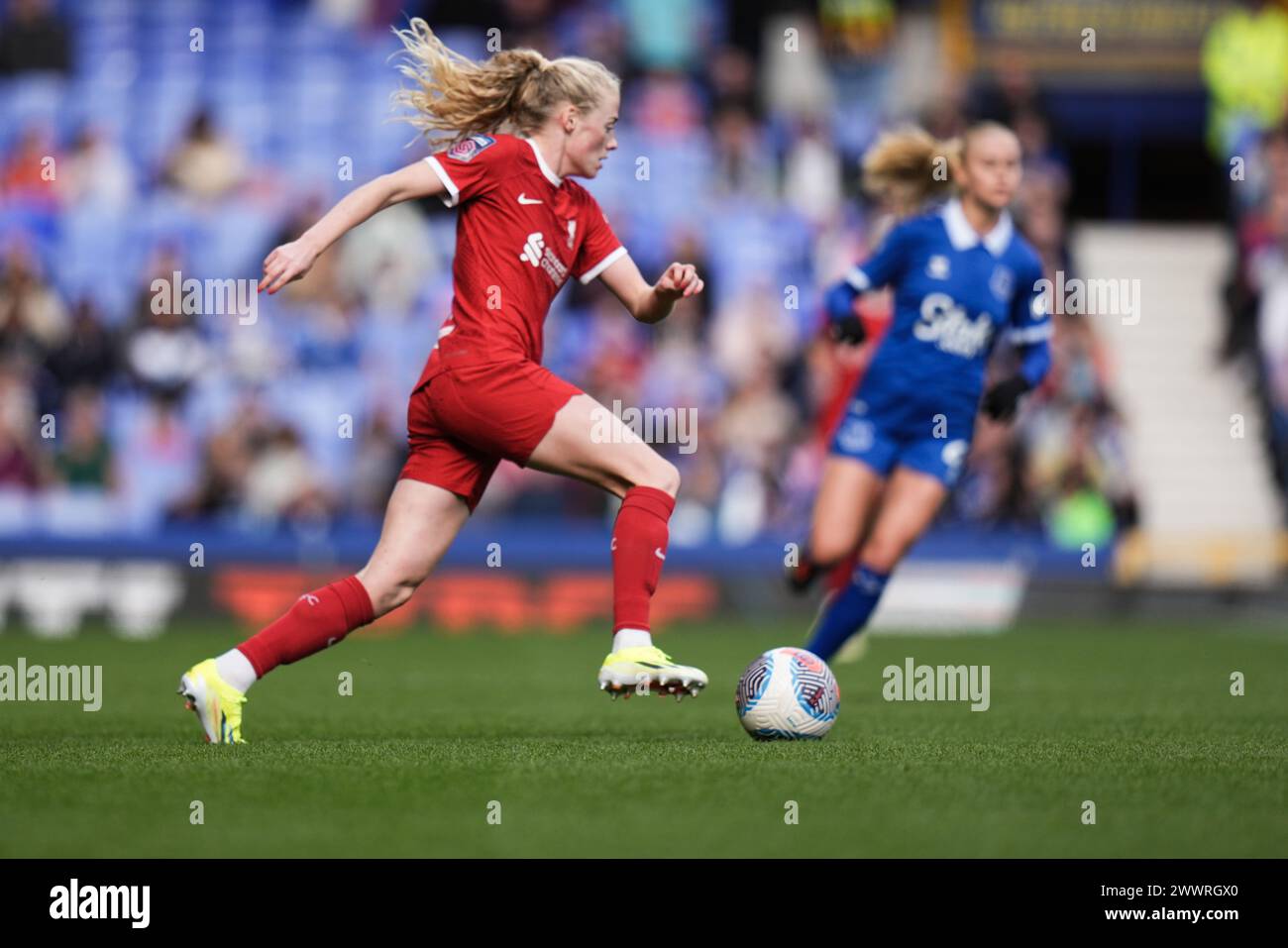 Everton FC v Liverpool FC Barclays Womens Super League GOODISON PARK ...