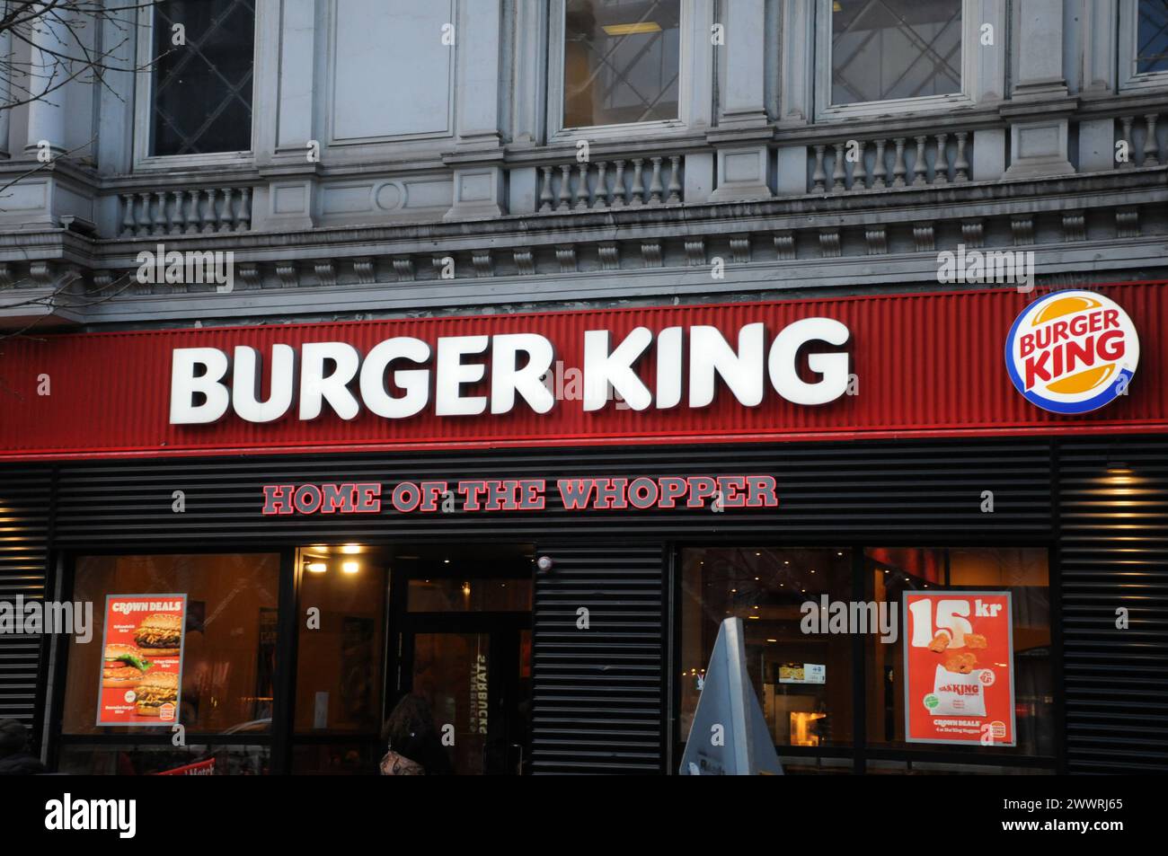 Copenhagen, Denmark /25 March 2024/. Fast food american food chain ...