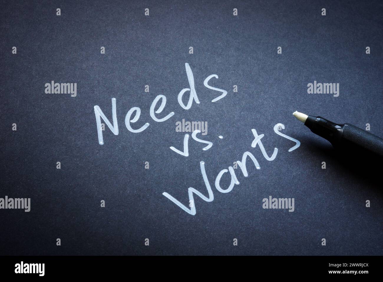 Needs wants hi-res stock photography and images - Alamy