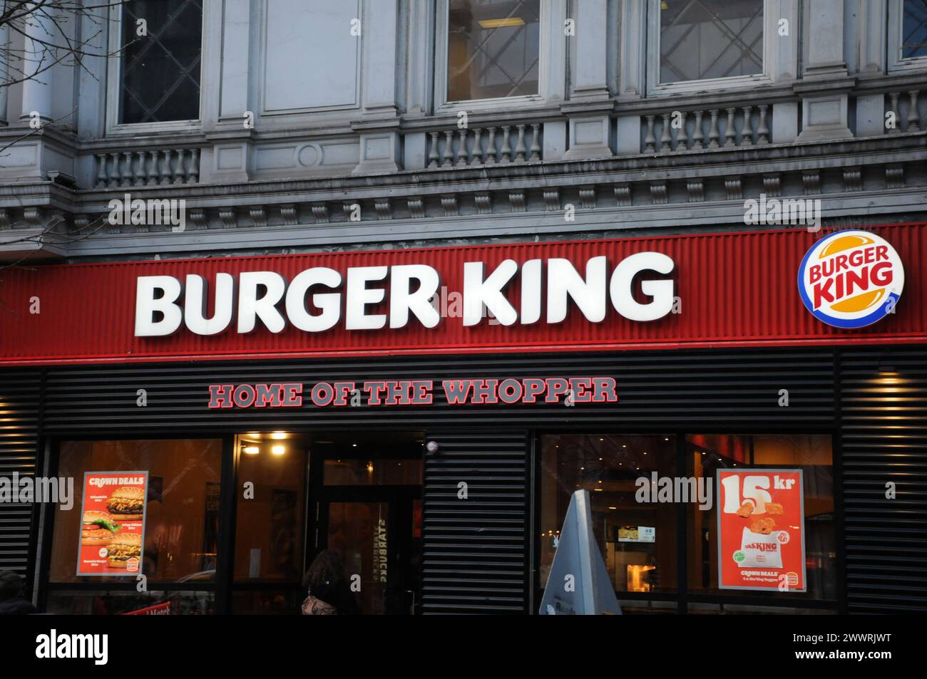 Copenhagen, Denmark /25 March 2024/. Fast food american food chain ...