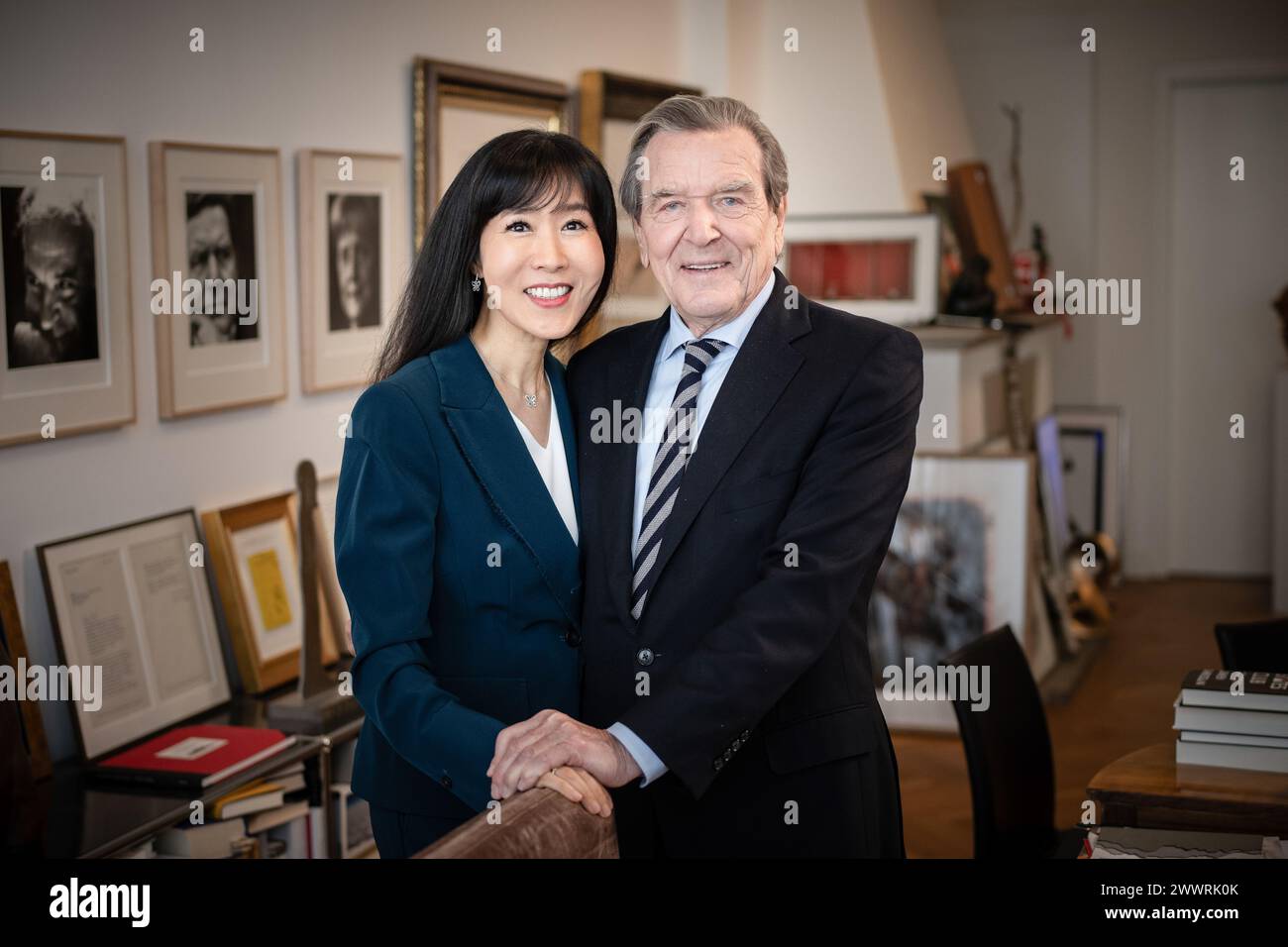 Hanover, Germany. 14th Mar, 2024. Gerhard Schröder (SPD, Federal ...