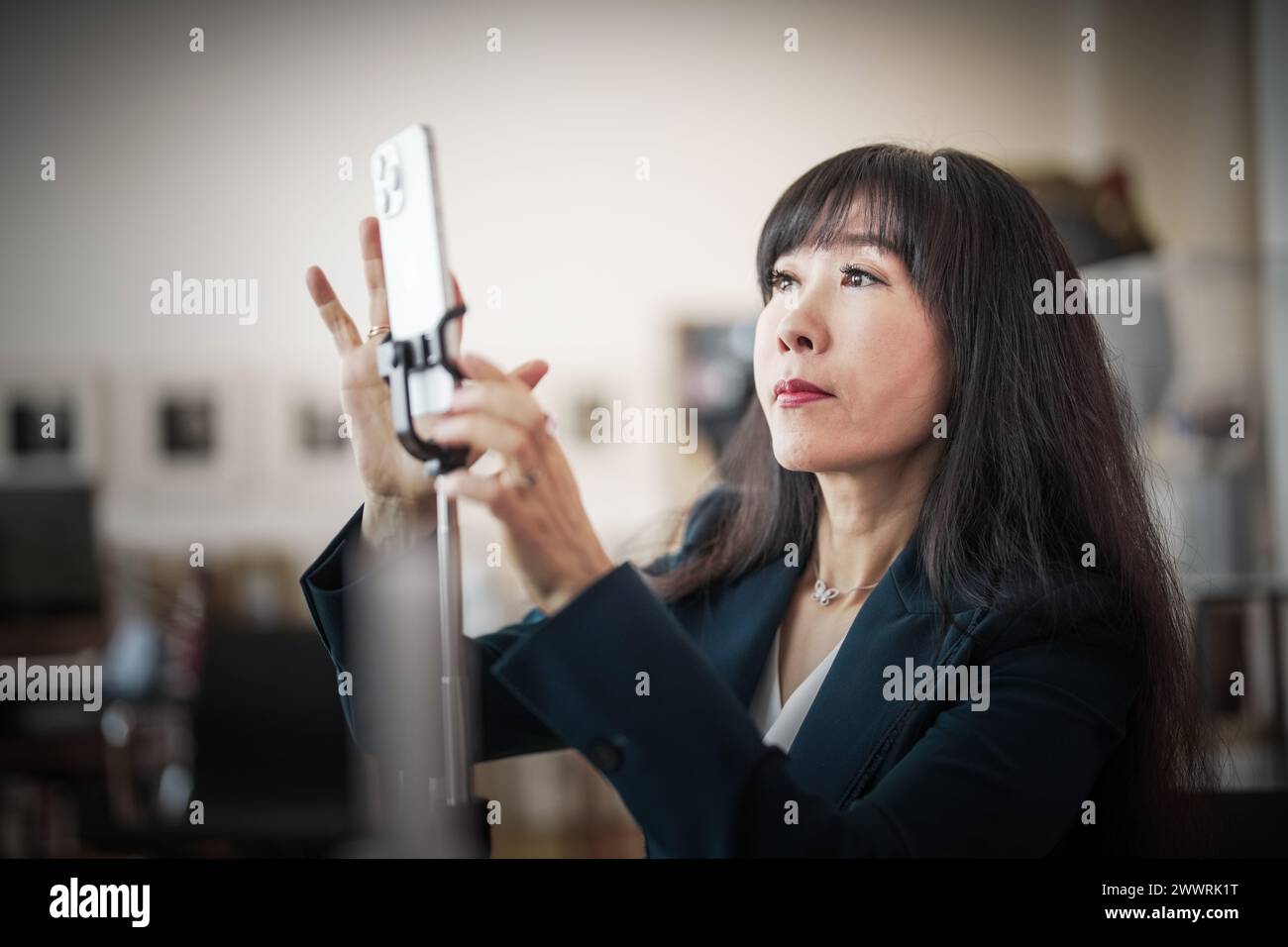 Hanover, Germany. 14th Mar, 2024. Soyeon Schröder-Kim, wife of former ...