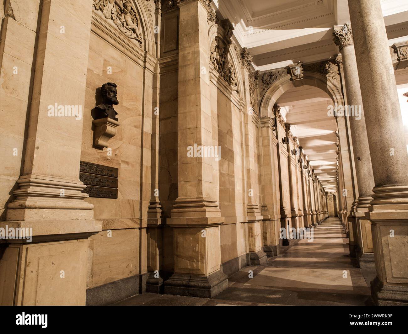 Karlovy vary colonnade night hi-res stock photography and images - Alamy