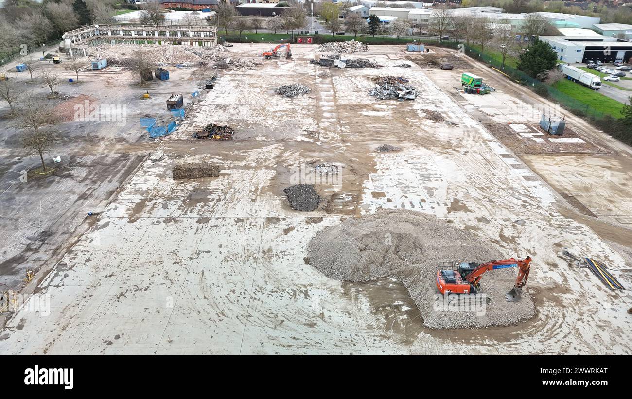 School construction site hi-res stock photography and images - Alamy