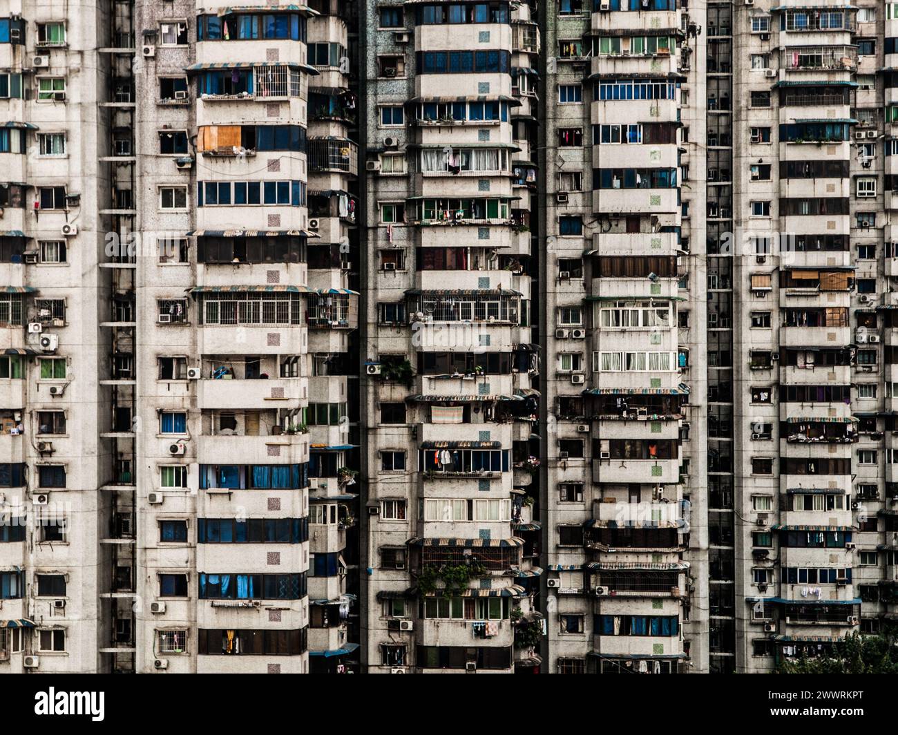 Block of flats in chinese city (Chongqing, China Stock Photo - Alamy