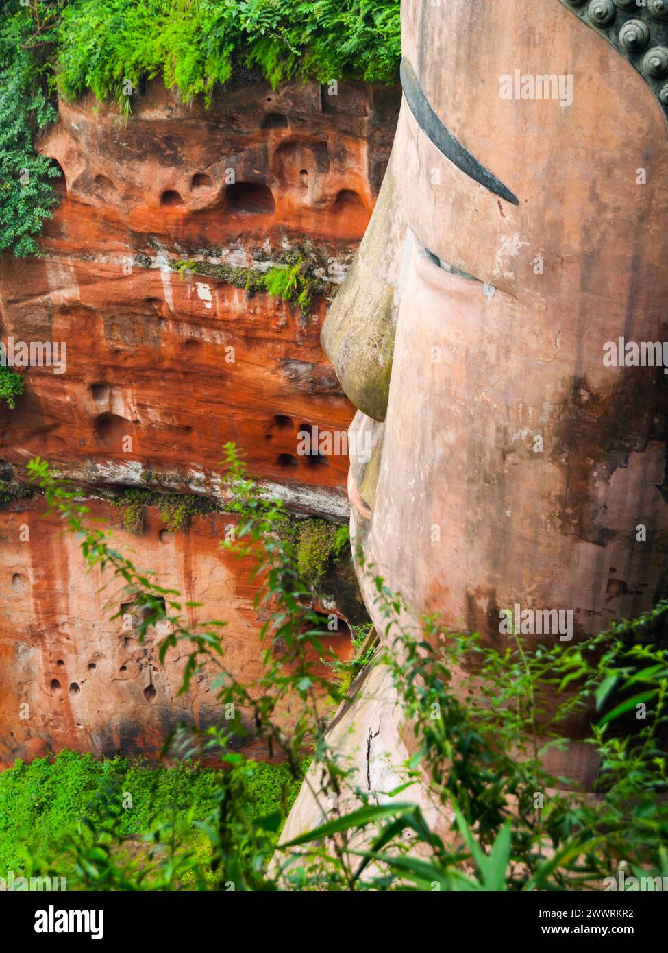 Leshan Giant Buddha, Dafo, UNESCO World Heritage site, Le Shan City ...