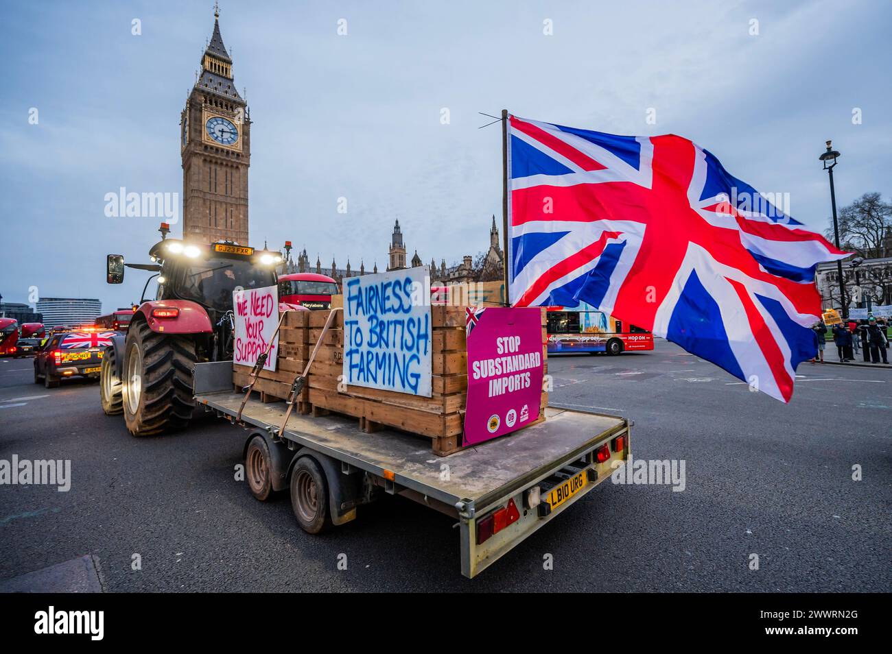 London UK 25th Mar 2024 Save British Farming And Farmers For london-uk-25th-mar-2024-save-british-farming-and-farmers-for