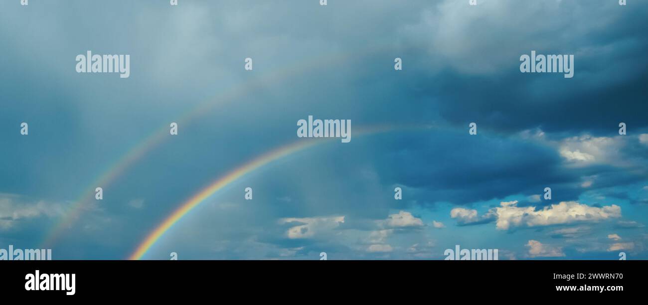Primary and secondary rainbow hi-res stock photography and images - Alamy