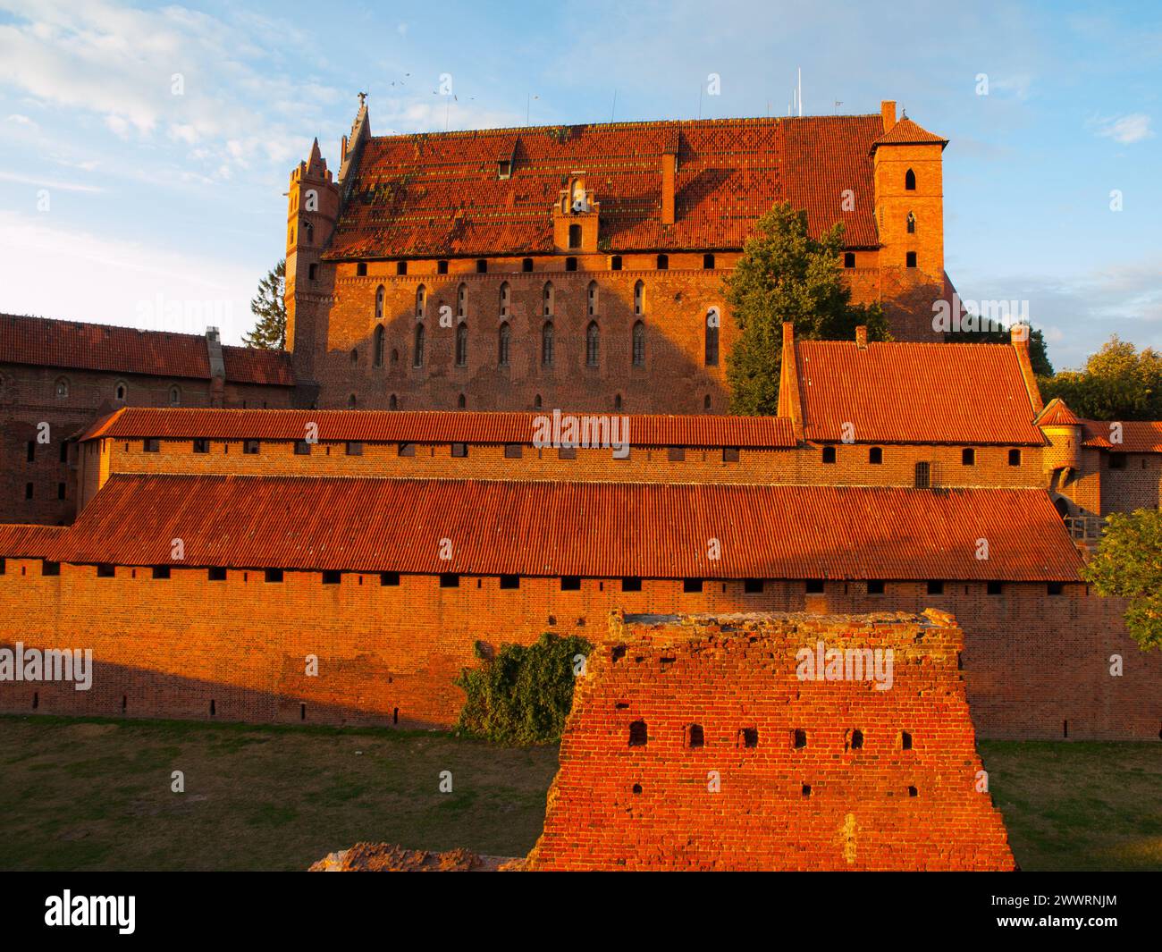 The High Castle with The Blessed Virgin Mary Church, view form south ...