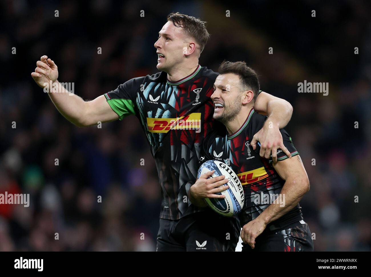 File photo dated 30-12-2023 of Harlequins' Danny Care with Alex ...