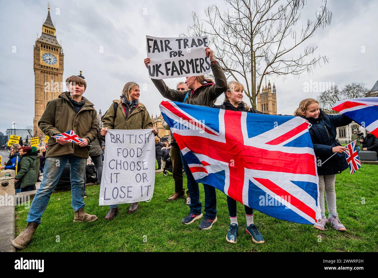 London, UK. 25th Mar, 2024. Save British Farming and Farmers for ...