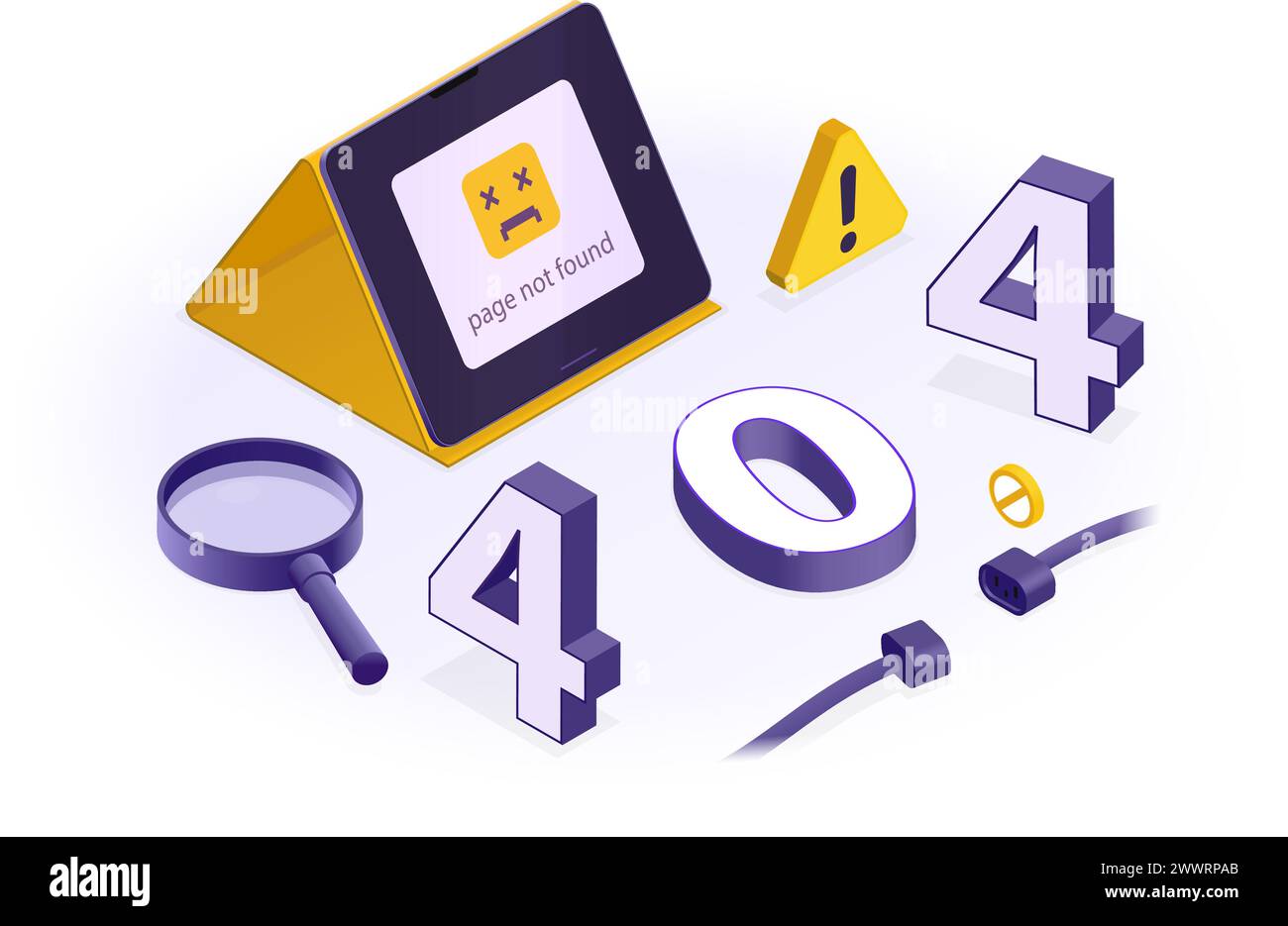 Broken wire on electric Stock Vector Images - Alamy