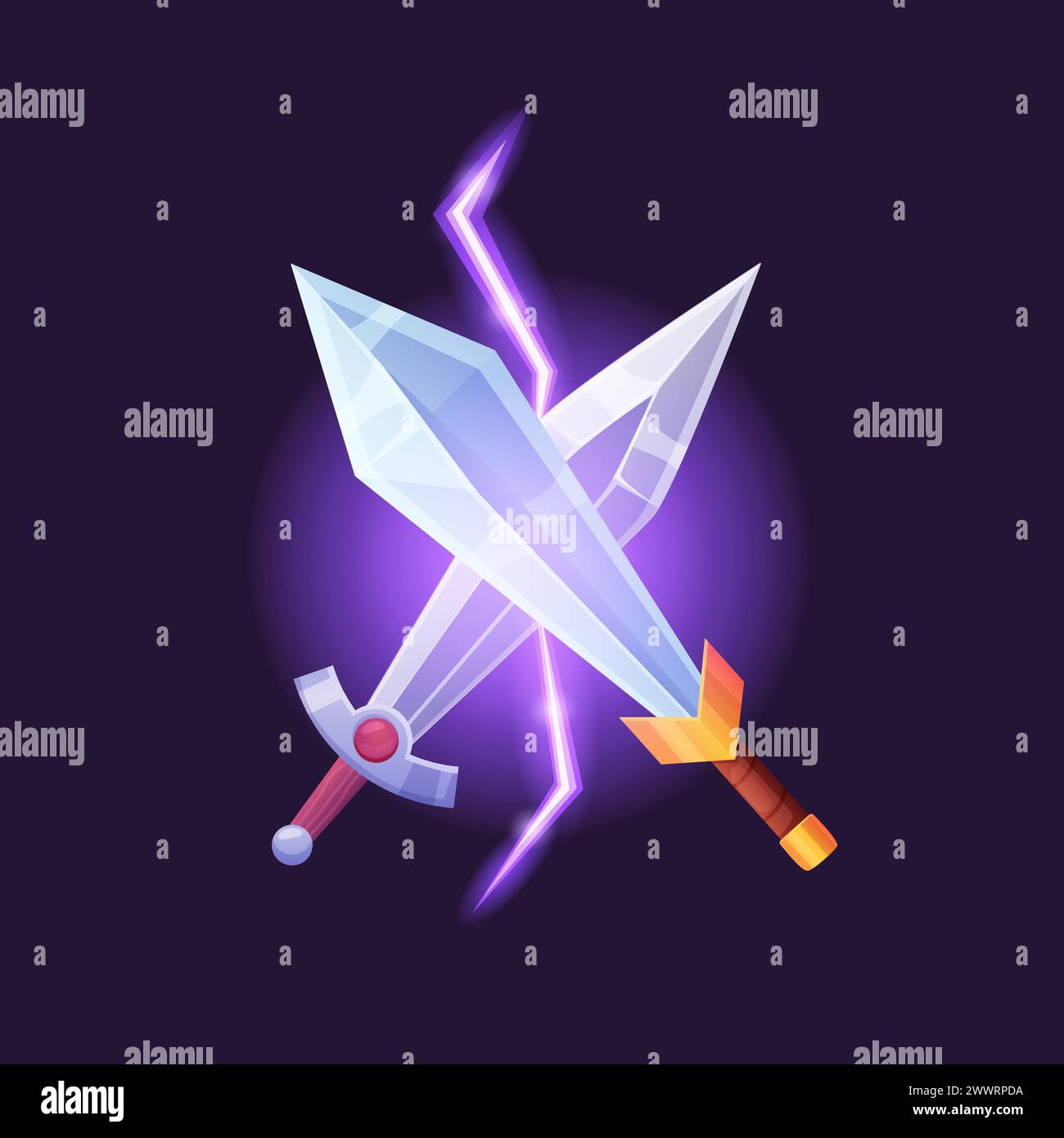 Clashing blades Stock Vector Images - Alamy Clashing blades Stock Vector Images - Alamy