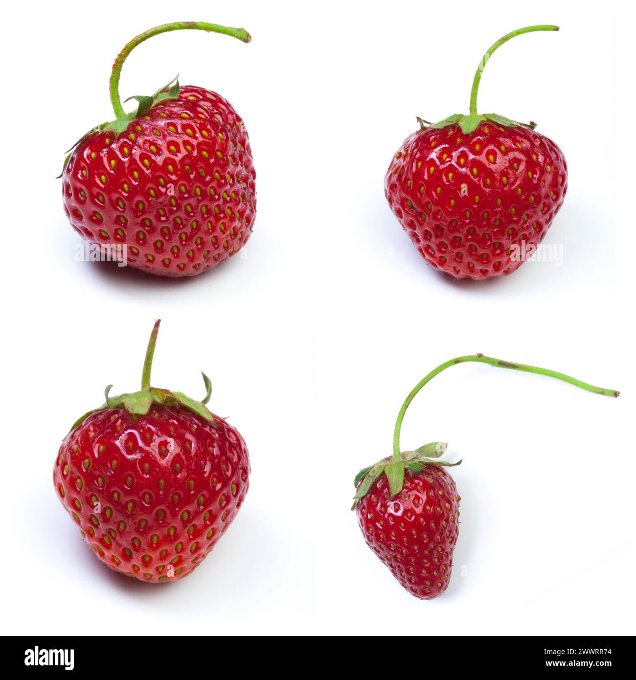 Collage of strawberries Stock Photo - Alamy