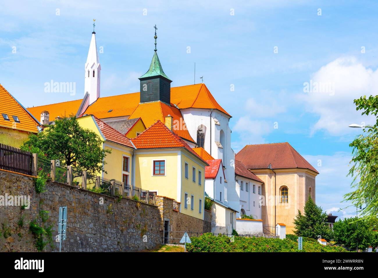 Church of St. John the Baptist and Minorite monastery in Jindrichuv ...