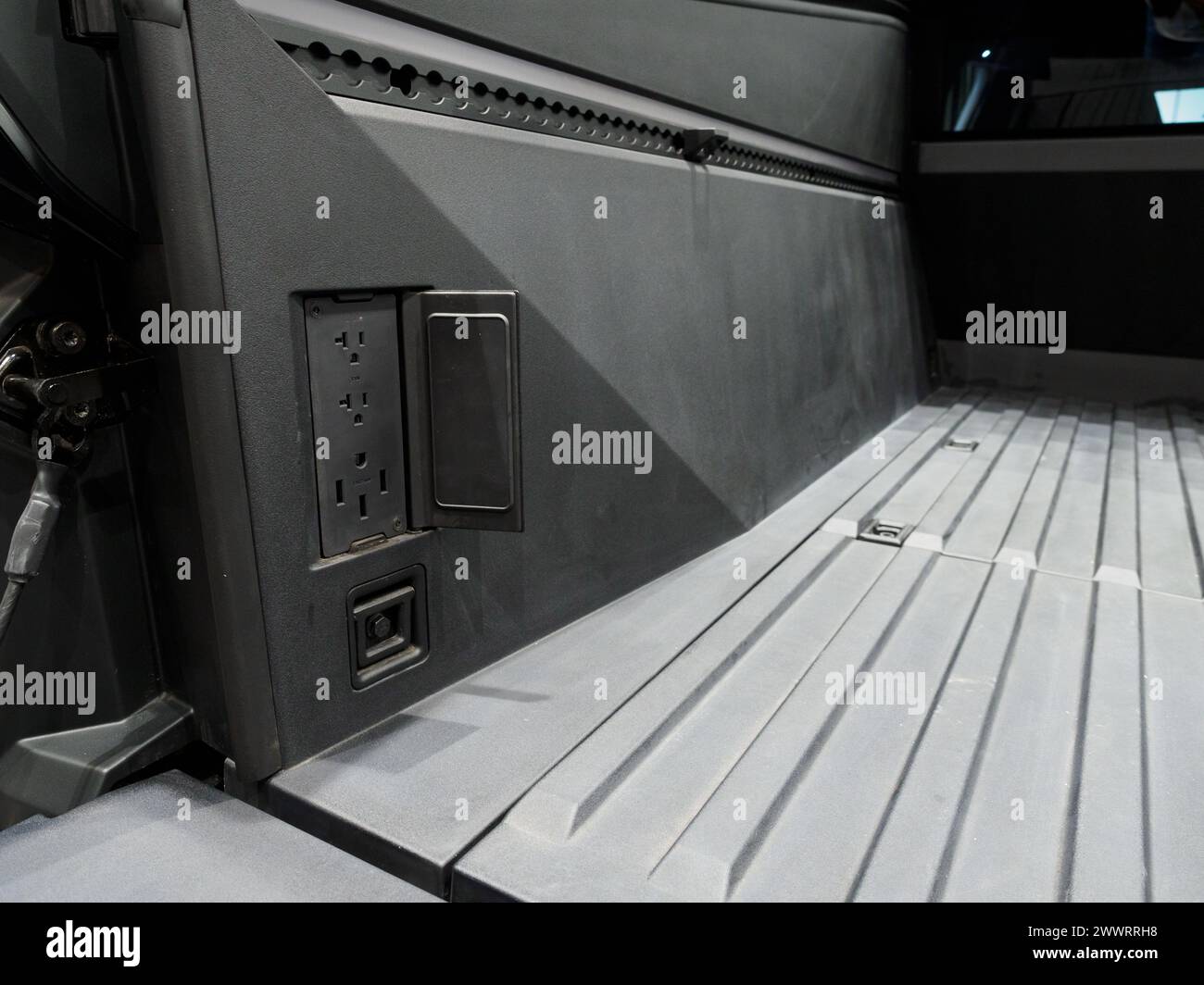 Hong Kong, China March 25, 2024 : Tesla Cybertruck Back Boot in Hong ...