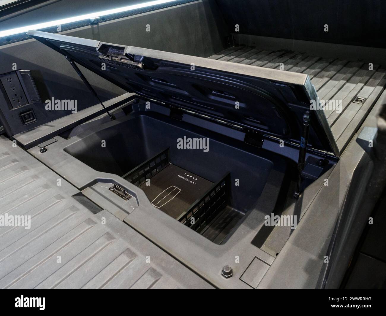 Hong Kong, China March 25, 2024 : Tesla Cybertruck Back Boot in Hong ...