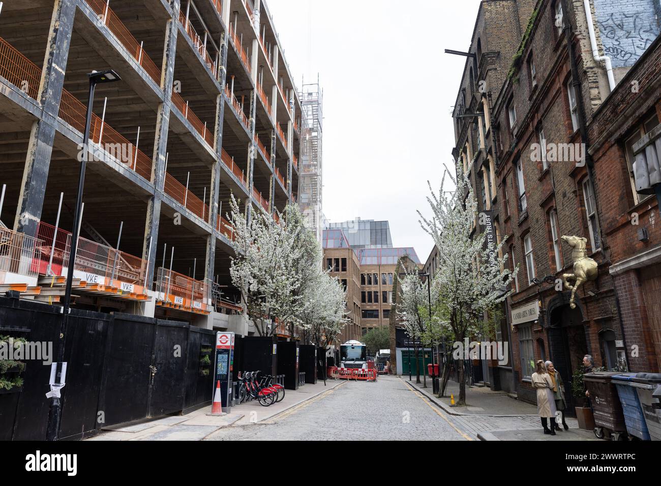 London, UK. 19th March, 2024. The construction site for the Angel ...