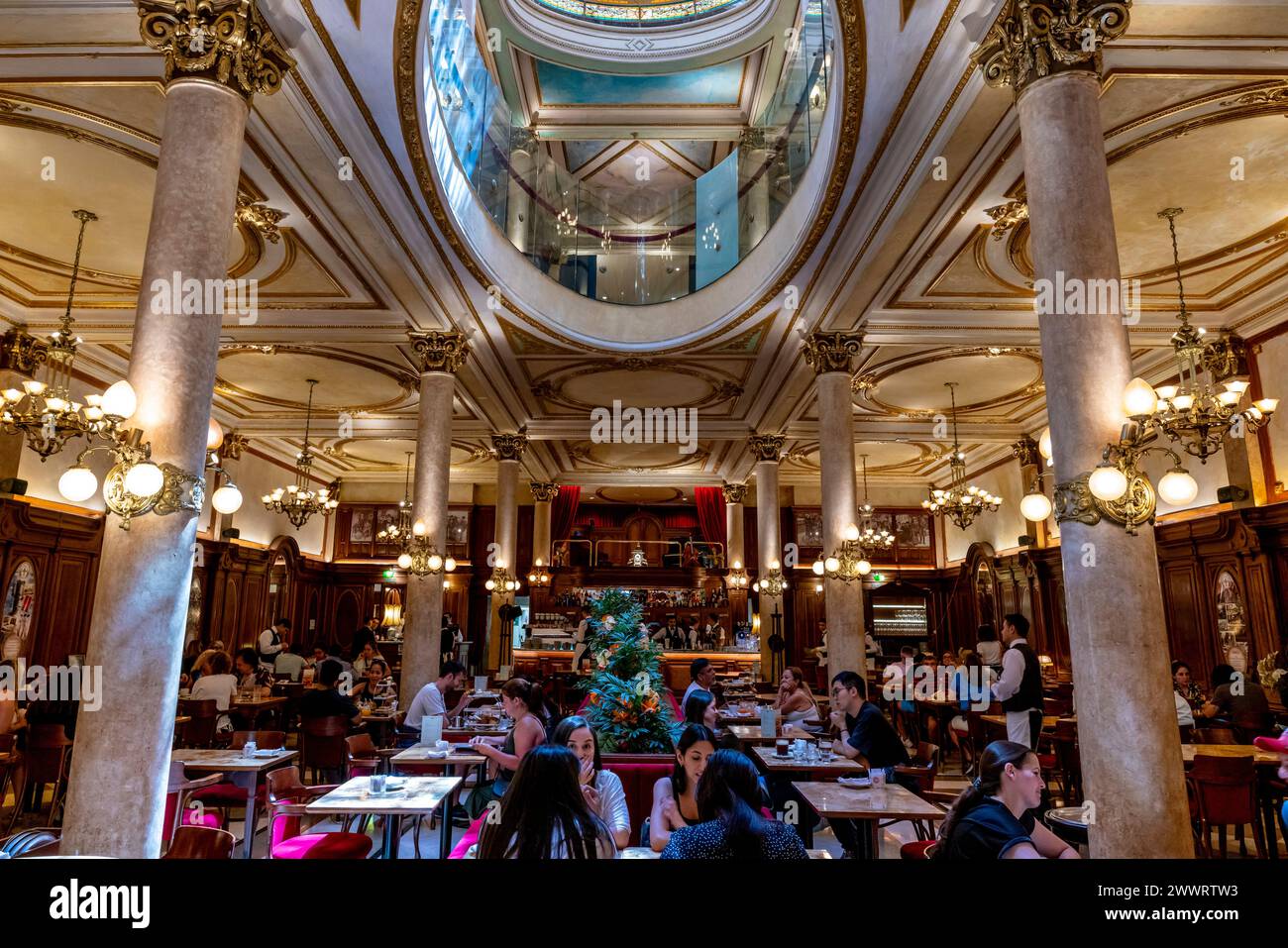 The Interior of The Cafe Confiteria La Ideal, Buenos Aires, Argentina ...