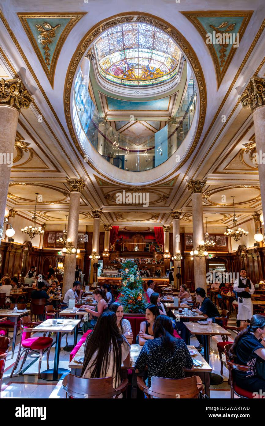The Interior of The Cafe Confiteria La Ideal, Buenos Aires, Argentina ...