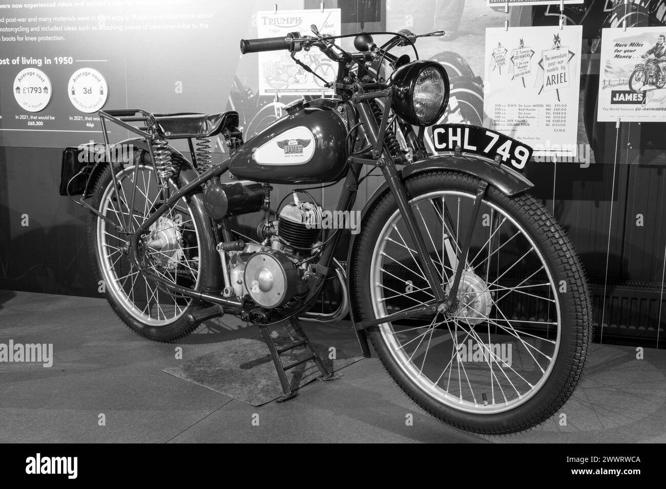Sparkford.Somerset.United Kingdom.January 7th 2024.A James Comet from ...