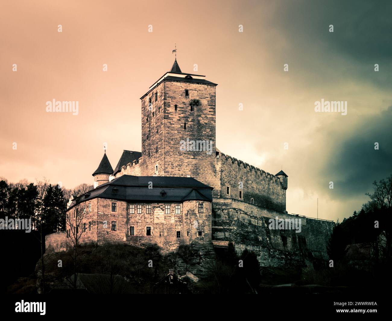 Kost Castle in Bohemian Paradise, Czech Republic Stock Photo - Alamy