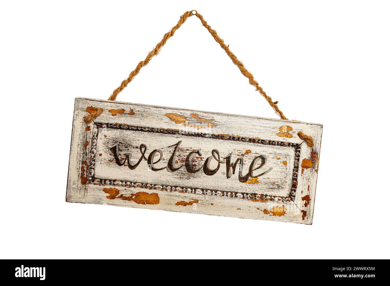 Welcome sign wedding text Cut Out Stock Images & Pictures - Alamy