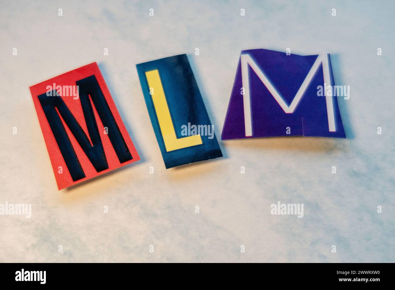 Mlm font hi-res stock photography and images - Alamy