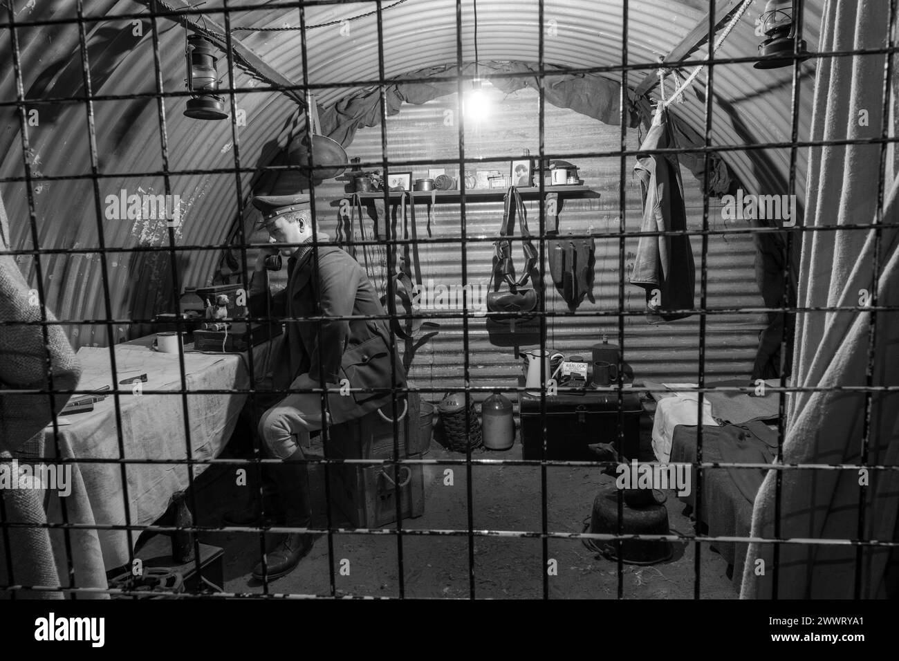 Bovington.Dorset.United Kingdom.August 8th 2023.Photo of a replica of a ...