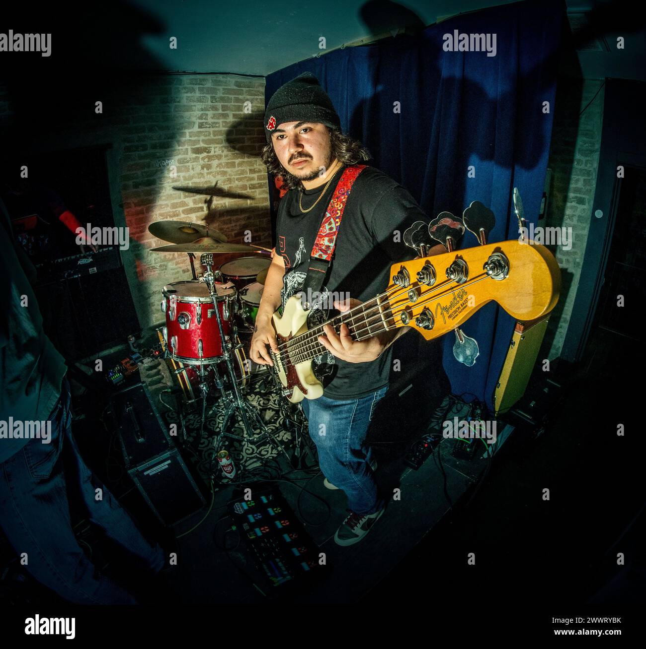 The band DIE SPITZ performs at the FarOut Lounge, Austin, Texas Stock ...