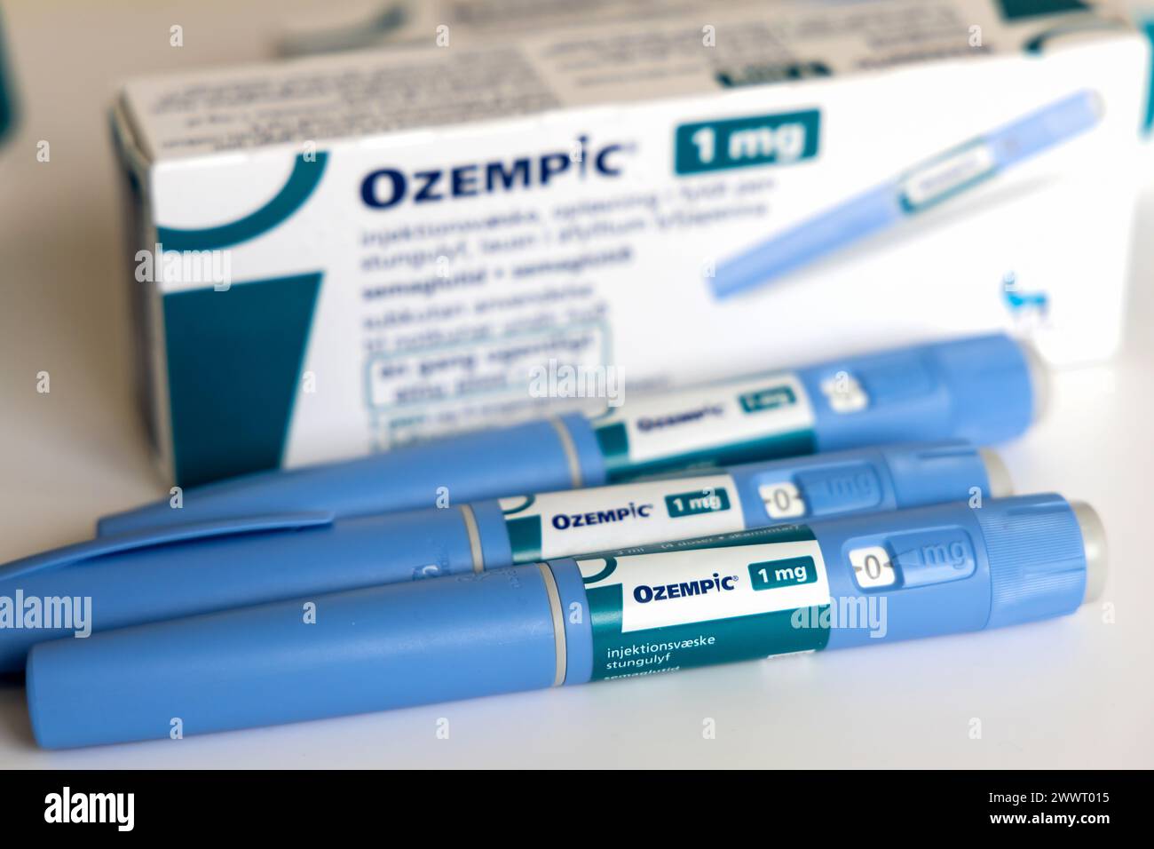 Ozempic Insulin injection pen for diabetics and weight loss Stock Photo - Alamy