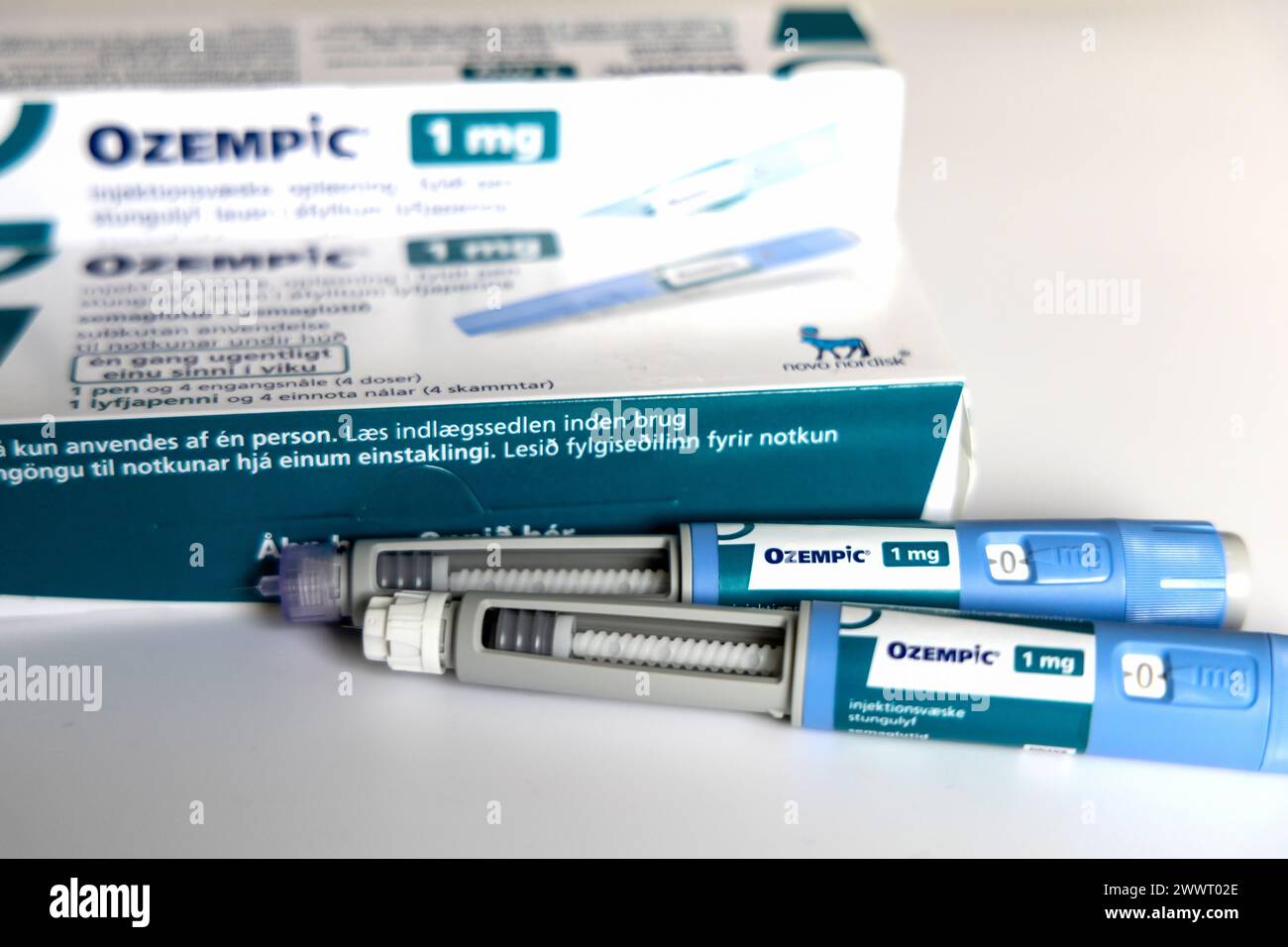 Ozempic Insulin injection pen for diabetics and weight loss Stock Photo - Alamy