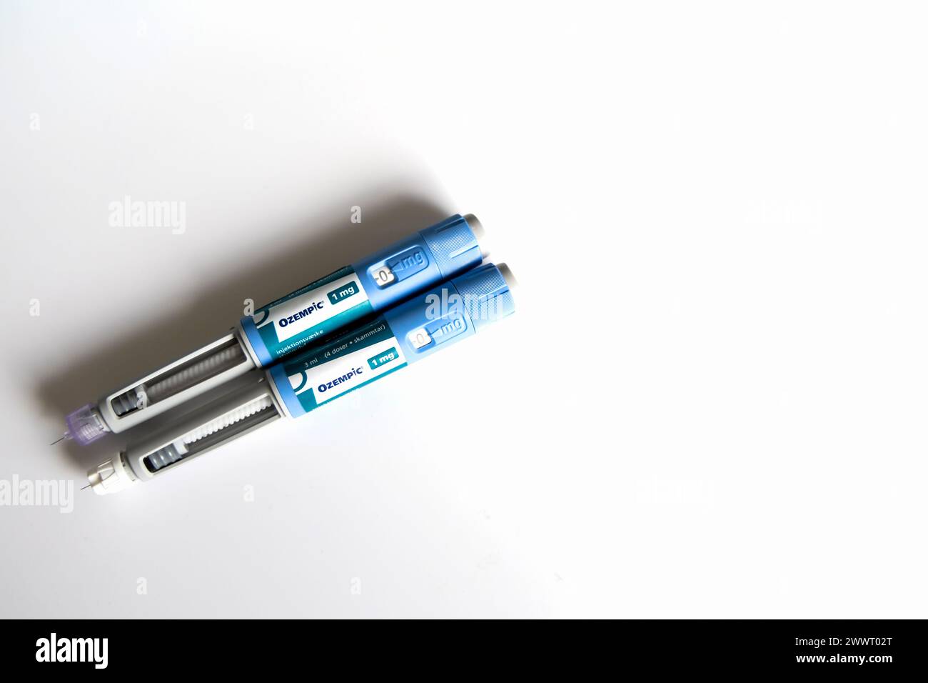 Ozempic Insulin injection pen for diabetics and weight loss Stock Photo - Alamy