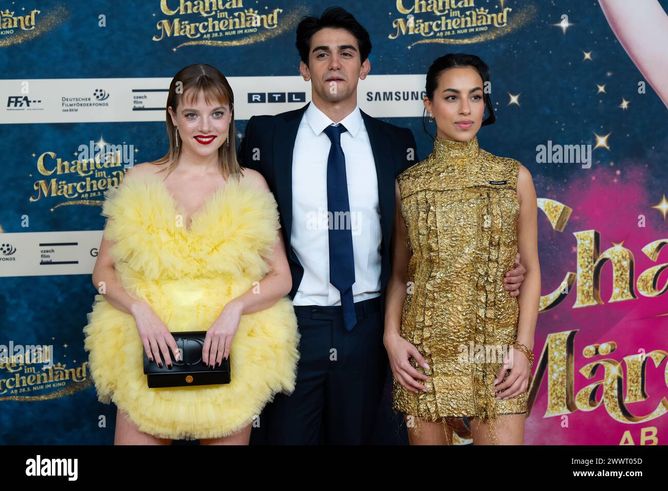 25 March 2024, Bavaria, Munich: Jella Haase (l-r), actress, Mido ...