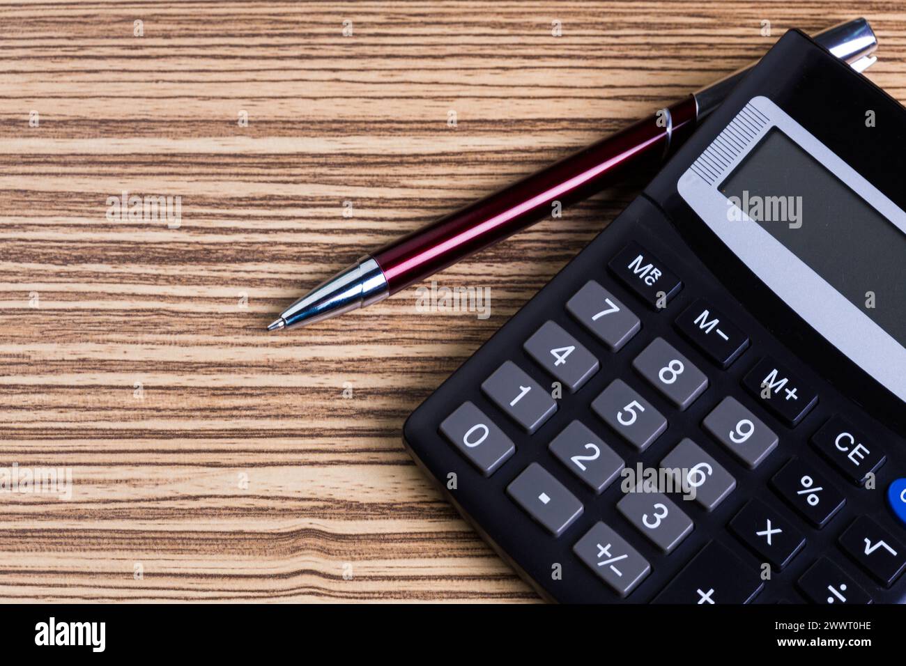 Graphs and Calculator Stock Photo - Alamy
