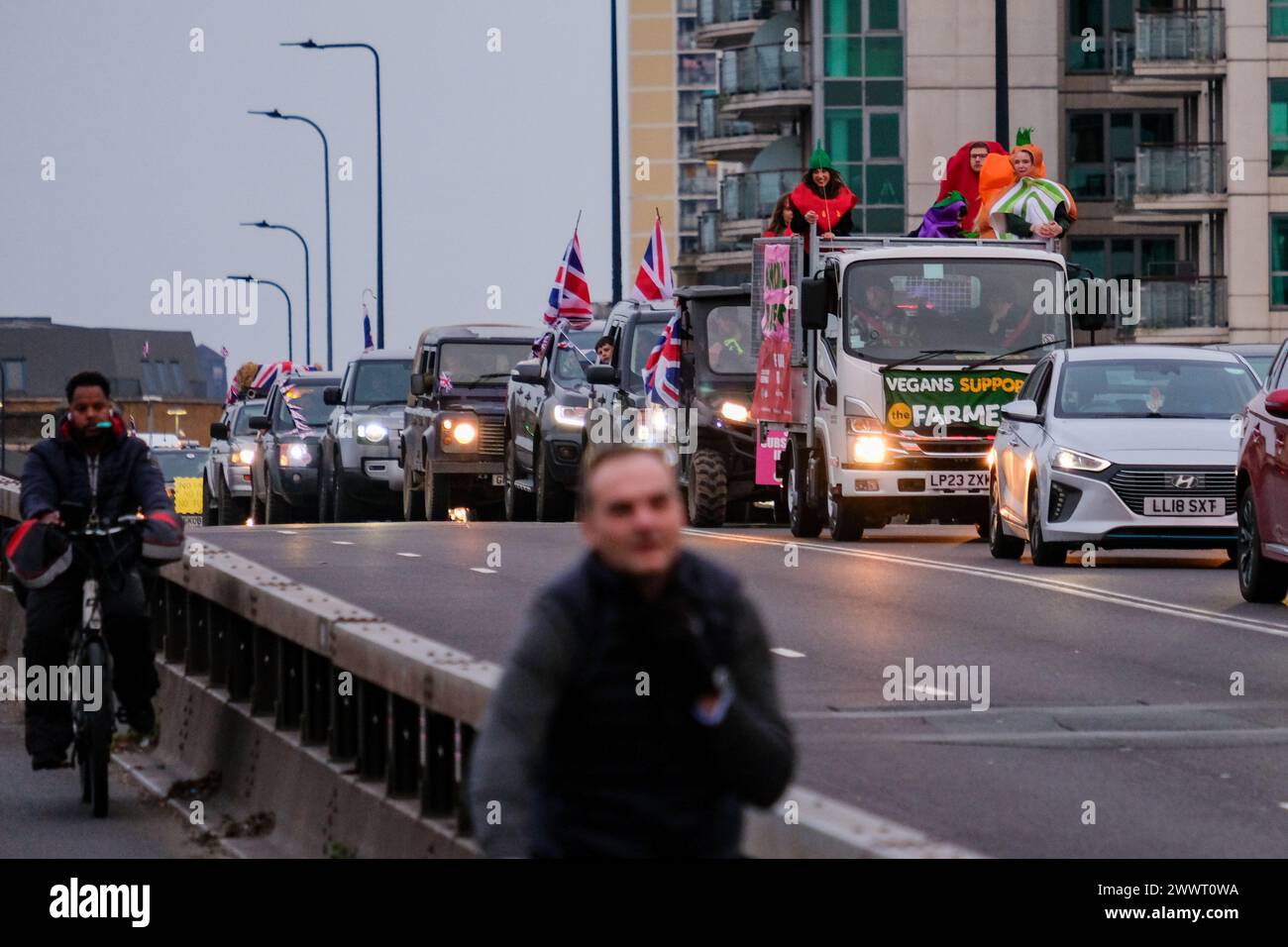 Tractor protest london hi-res stock photography and images - Alamy