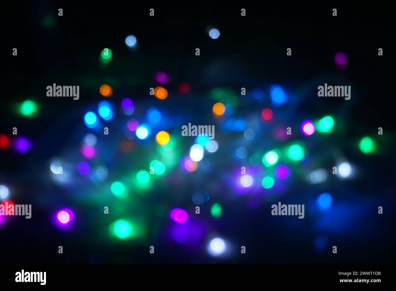 Colorful bokeh background. Abstract blurred background of city lights ...