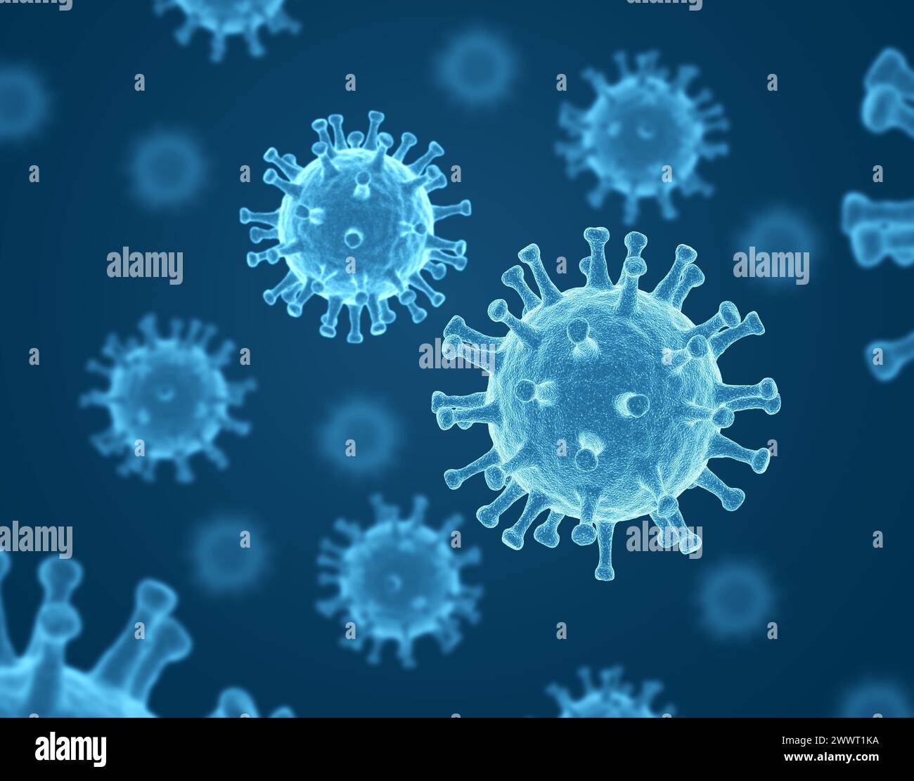 Red virus infection disease danger hi-res stock photography and images ...