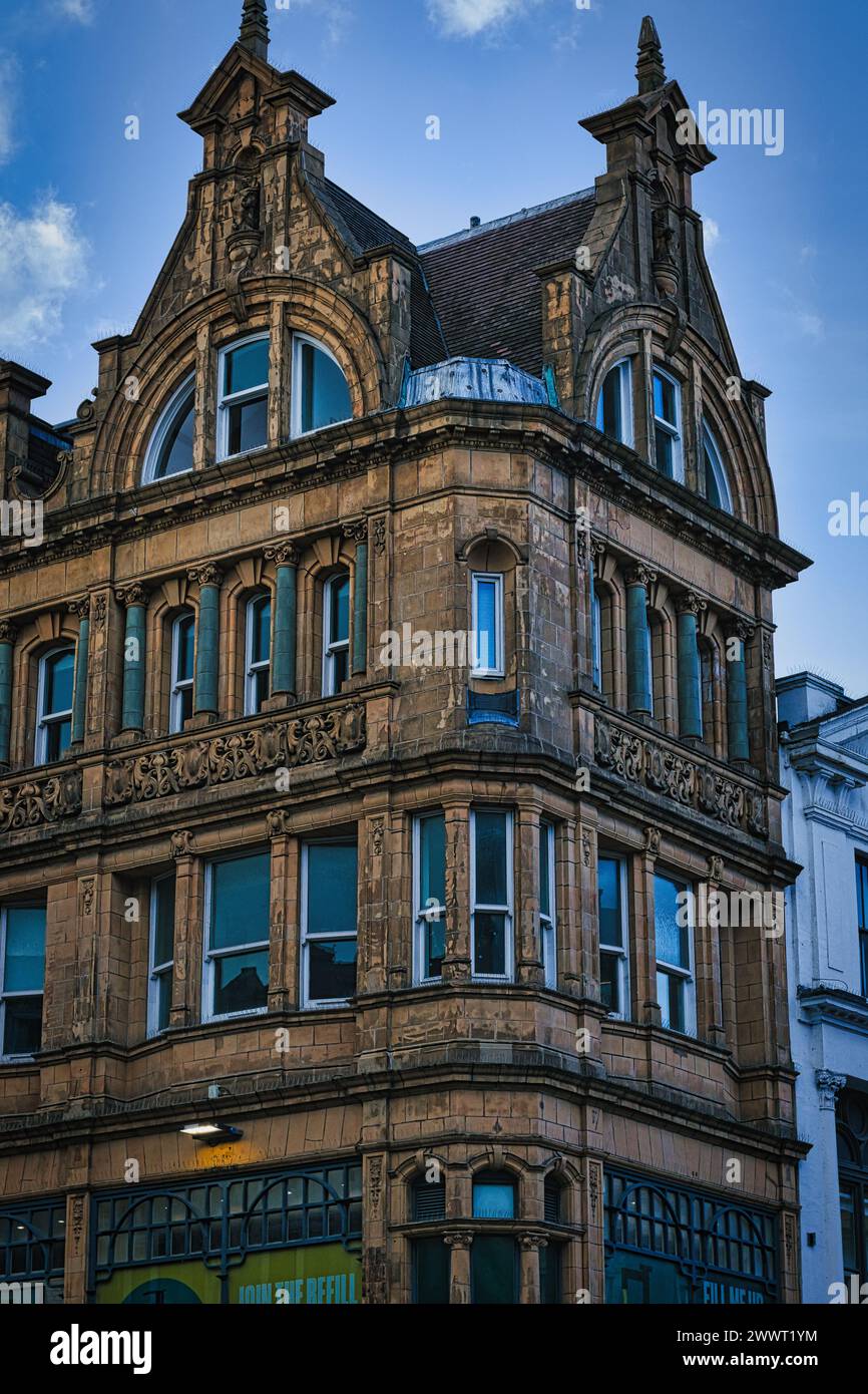 Victorian architecture with ornate details on a historic building's ...