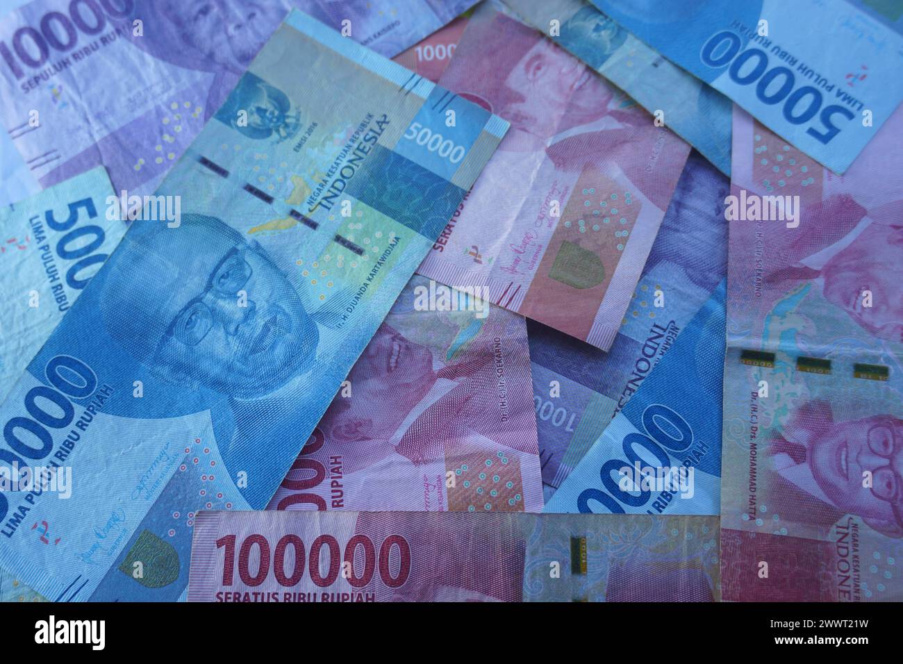 Stock photo of Indonesian rupiah, the official currency of Indonesia ...