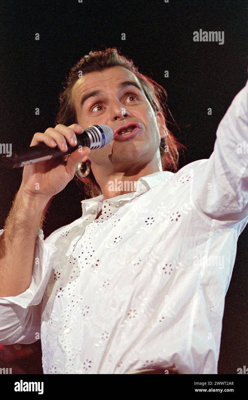 Verona Italy 09/09/2000: Piero Pelù, Italian singer,during the ...
