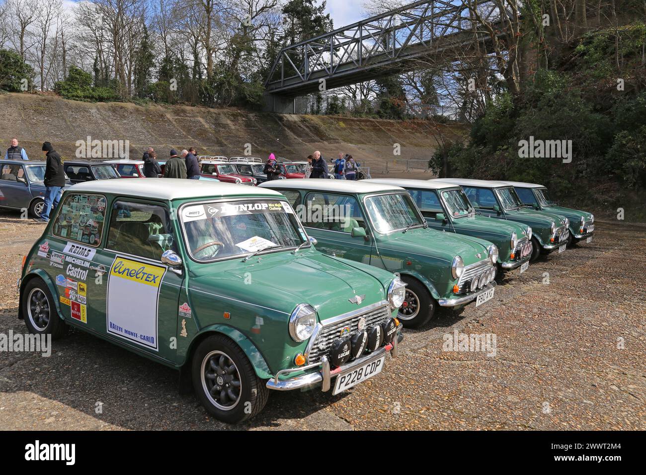 Mini Cooper 35s (all 1990), Mini Day, 24th March 2024, Brooklands ...