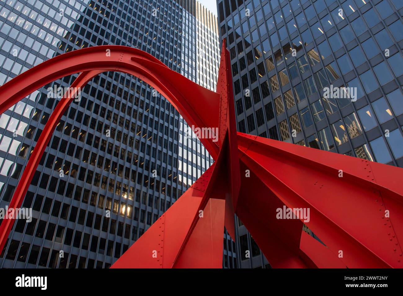 Chicago, Illinois - United States - March 11th, 2024: Art installation ...